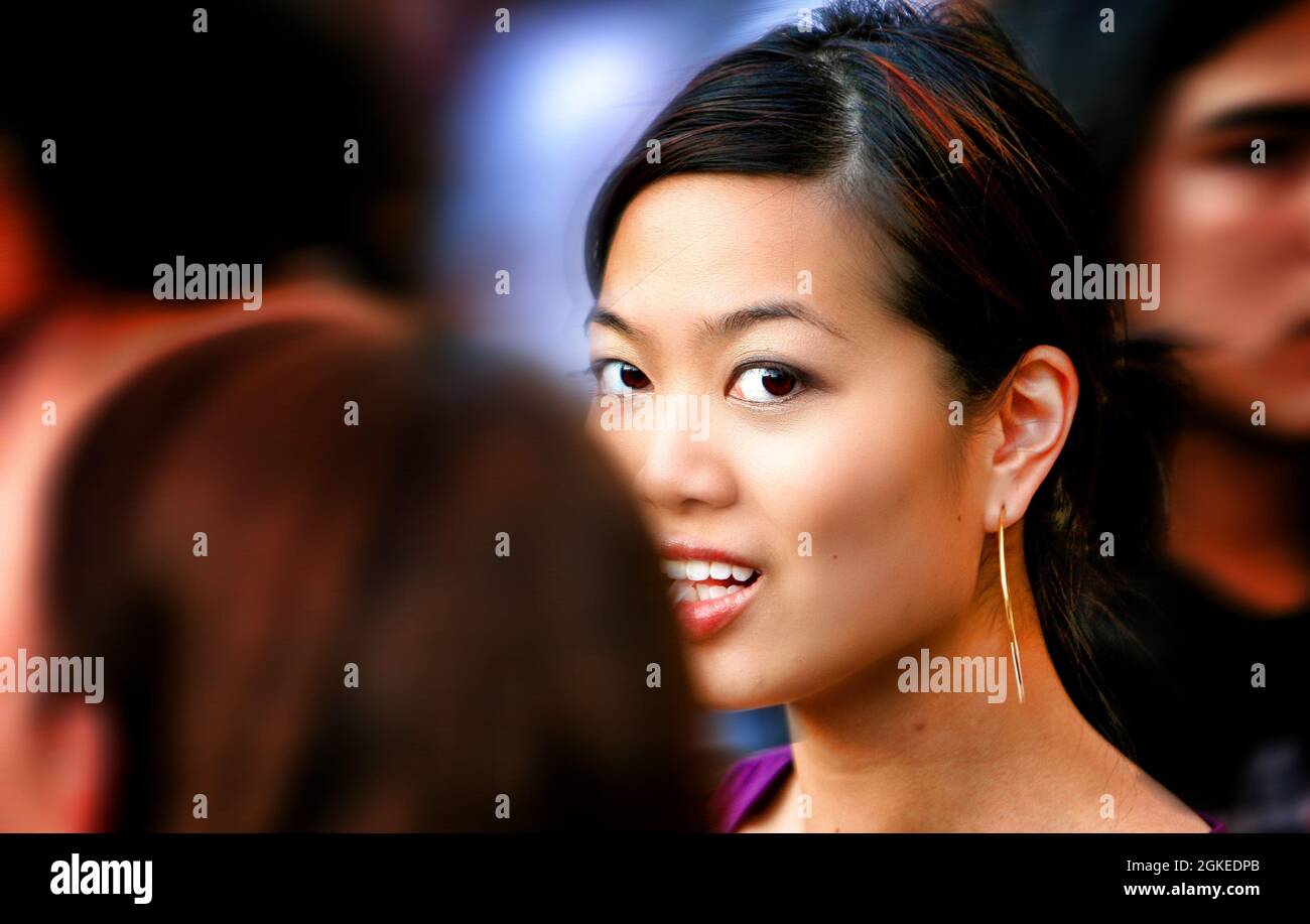 A face in the crowd Stock Photo - Alamy