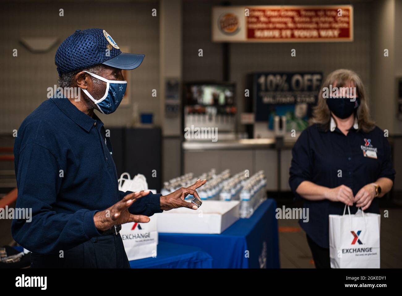 Retired U.S. Air Force Chief Master Sgt. Jimmy Ingram speaks to fellow ...