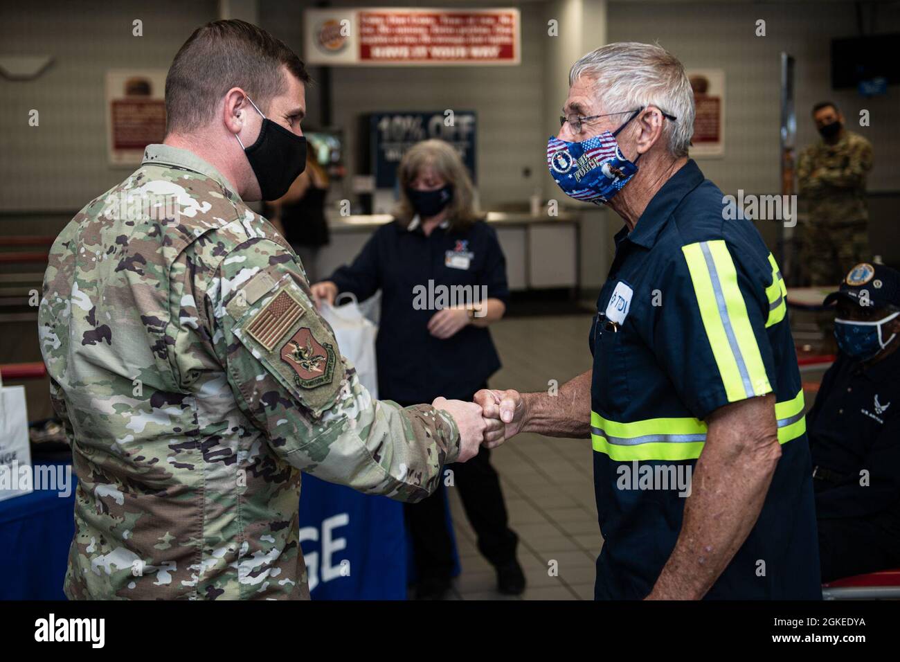 U.S. Air Force Col. Kyle Head, 23d Mission Support Group commander ...