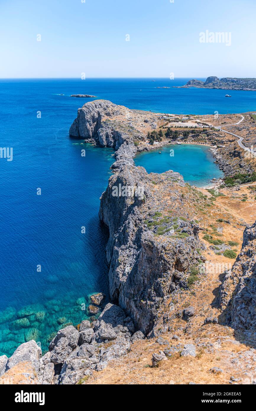 Rhodes sea view hi-res stock photography and images - Alamy