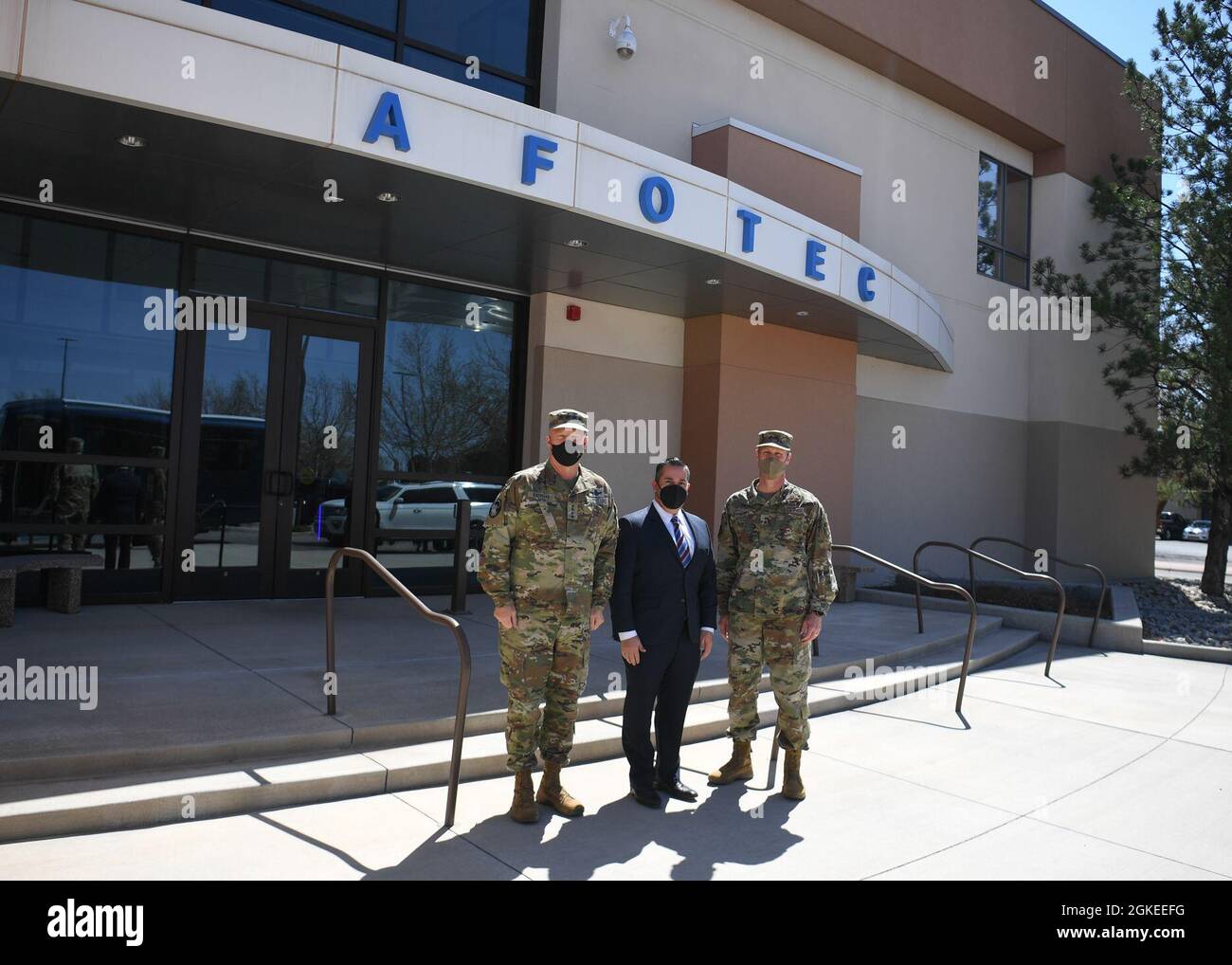 Sen. Ben Ray Lujan, D-N.M., visits Kirtland Air Force Base, New Mexico ...