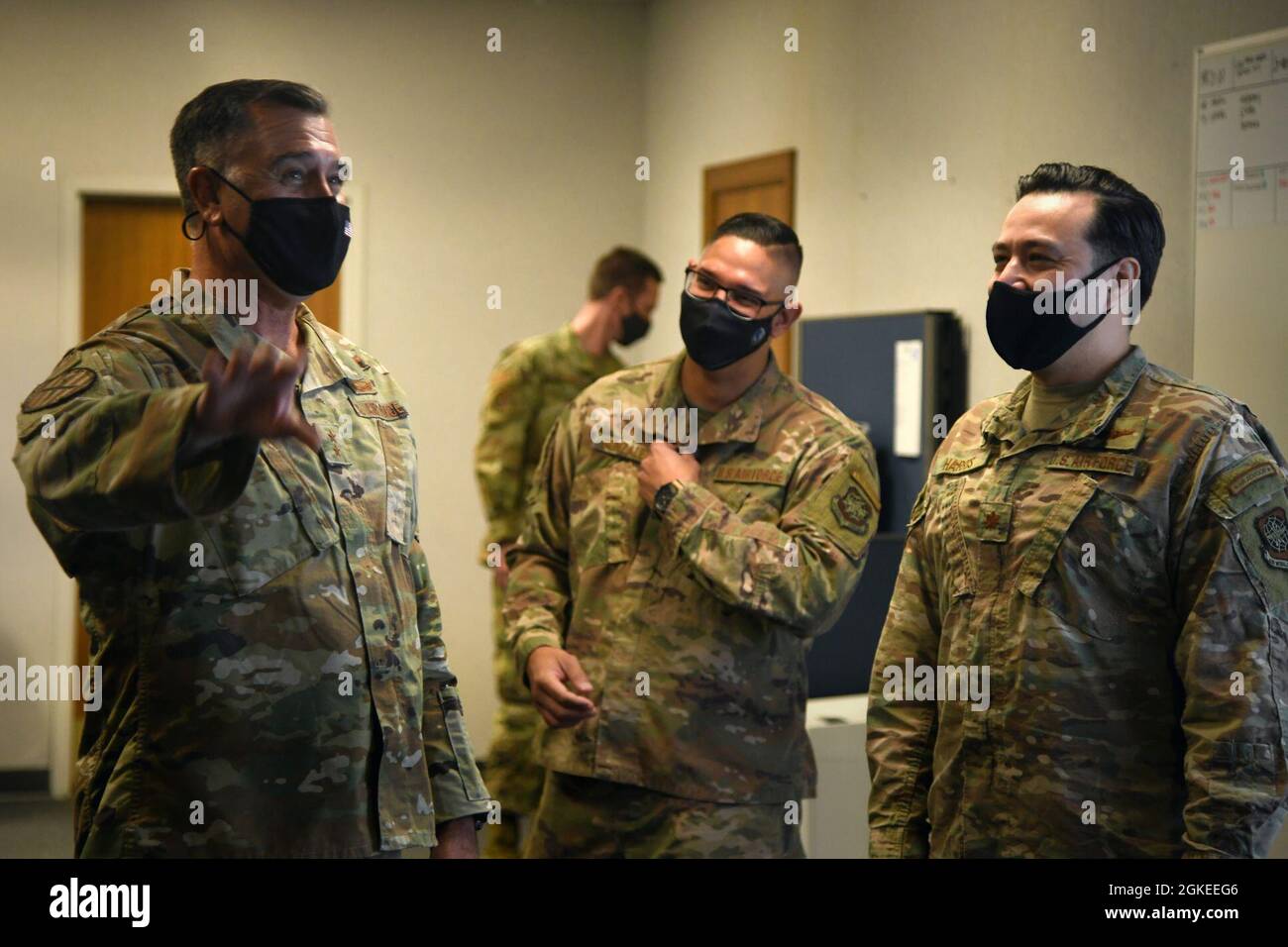 U.S. Air Force Maj. Gen. Eric Hill, deputy commander of Air Force ...