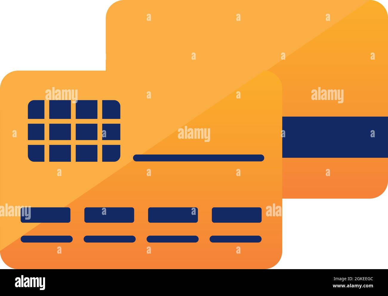 Money credit cards on white background Stock Vector Image & Art - Alamy