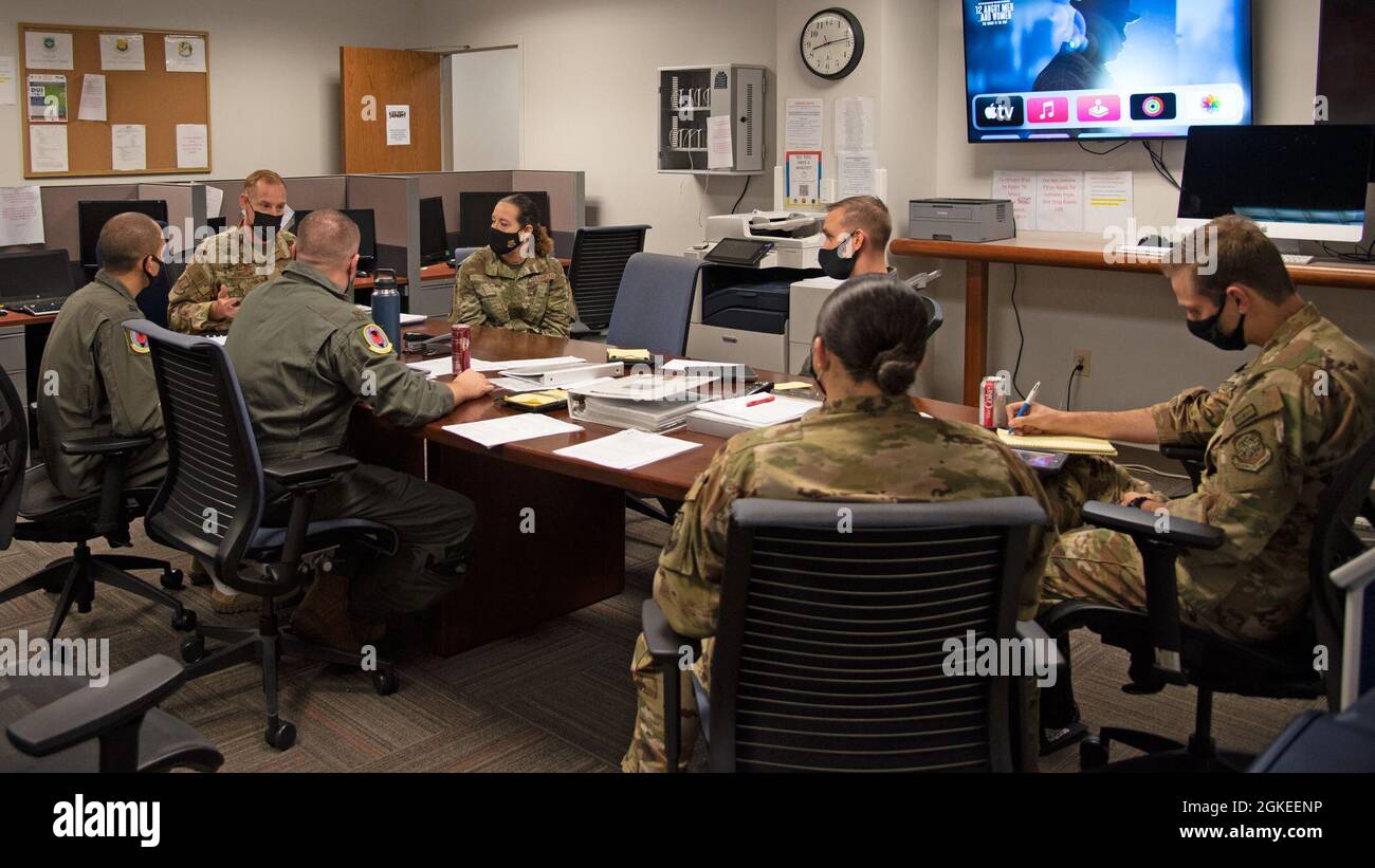 U.S. Air Force Col. Ben Jonsson, 6th Air Refueling Wing commander and ...