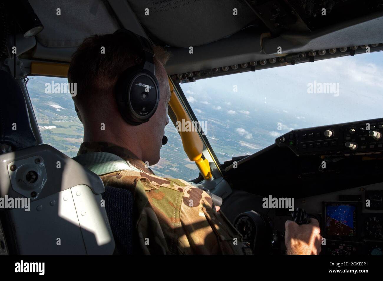 U.S. Air Force Col. Ben Jonsson, 6th Air Refueling Wing commander ...