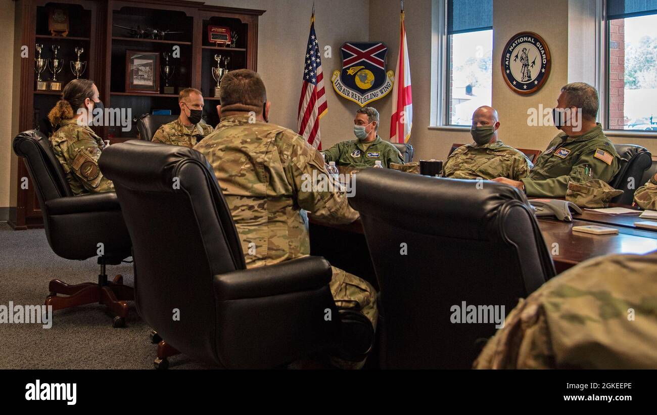 U.S. Air Force Col. Ben Jonsson, 6th Air Refueling Wing commander and ...