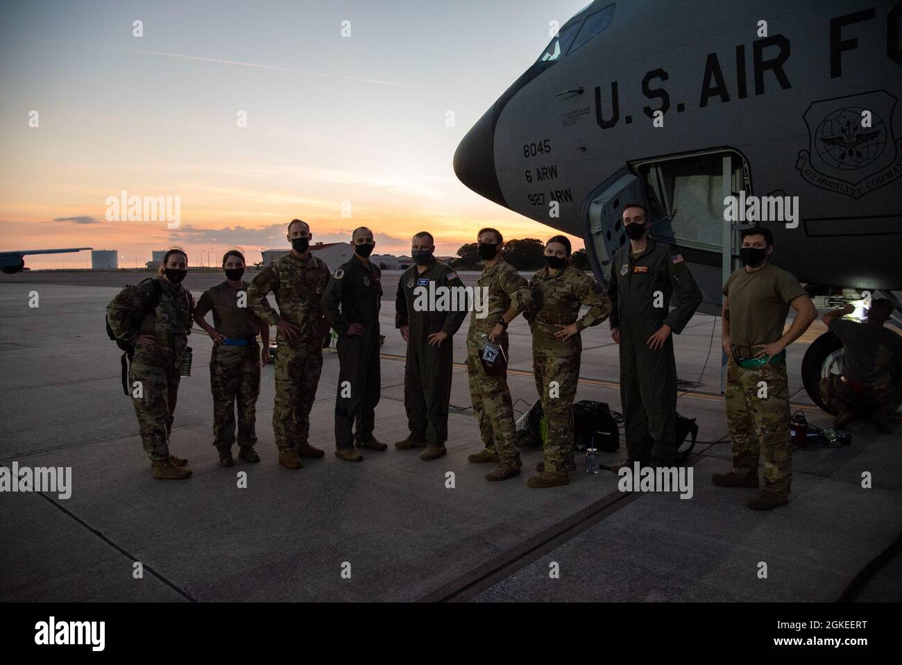 U.S. Air Force Col. Ben Jonsson, 6th Air Refueling Wing commander and ...