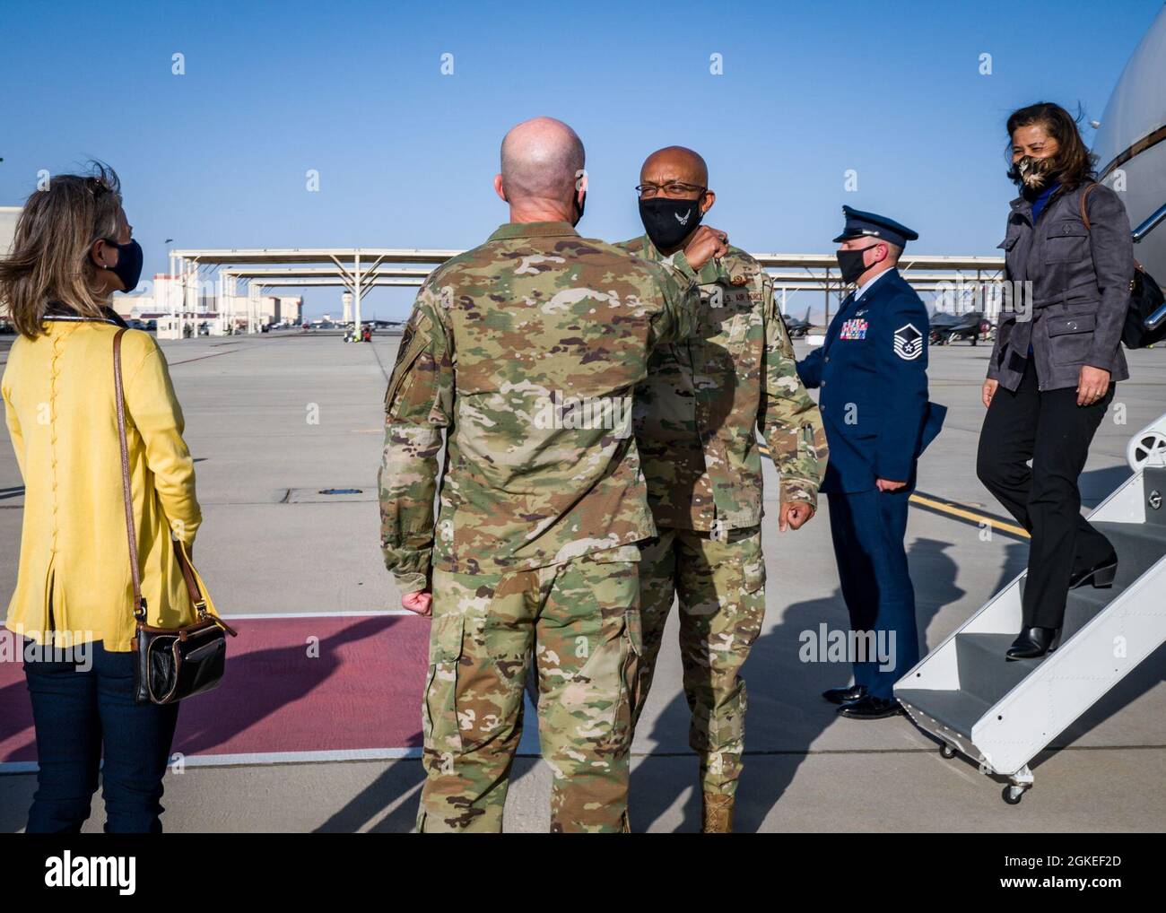 Maj. Gen. Christopher Azzano, Air Force Test Center Commander, welcomes ...
