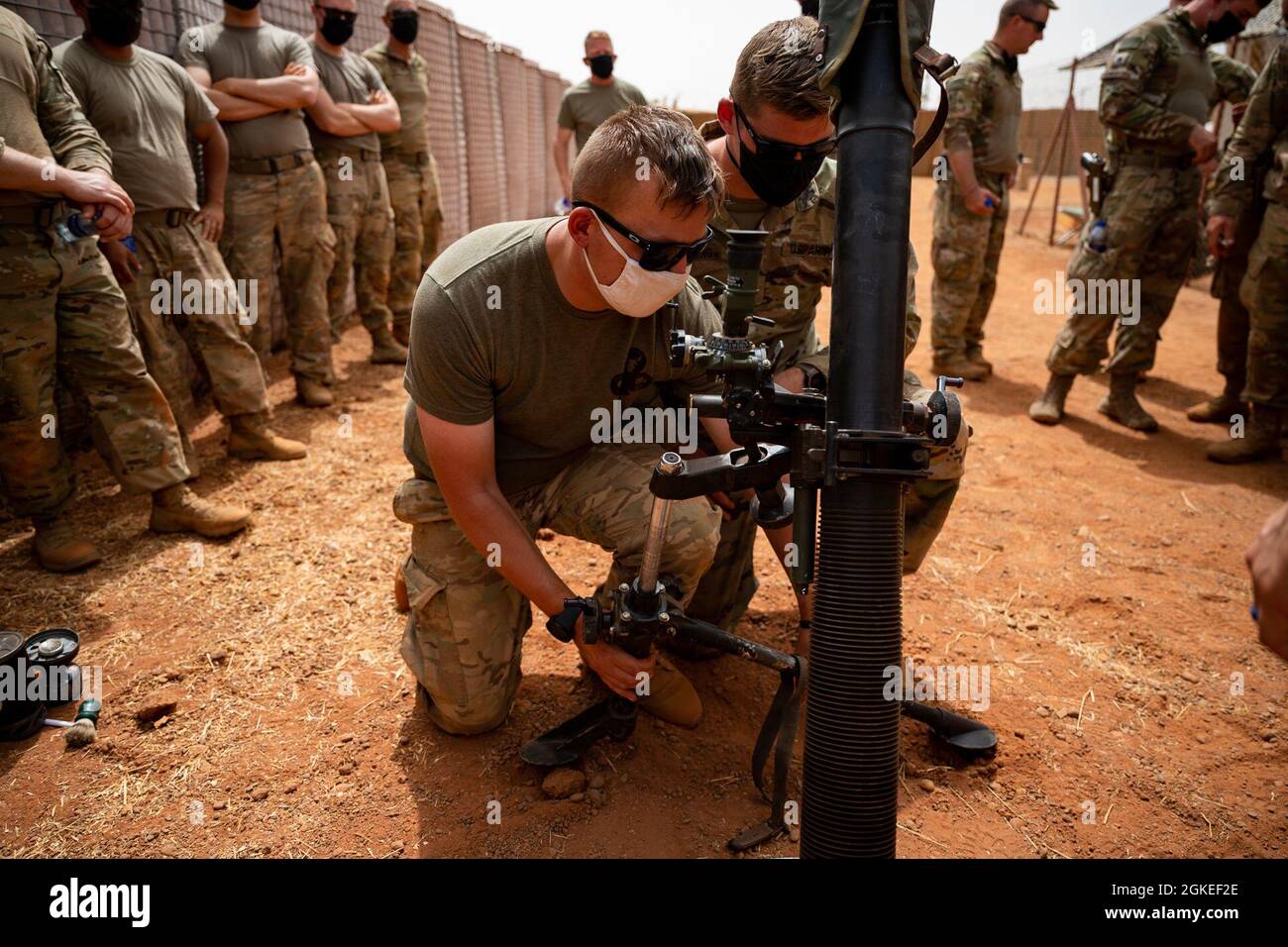 U.S. service members from the Joint Response Force (JRF), comprised of ...