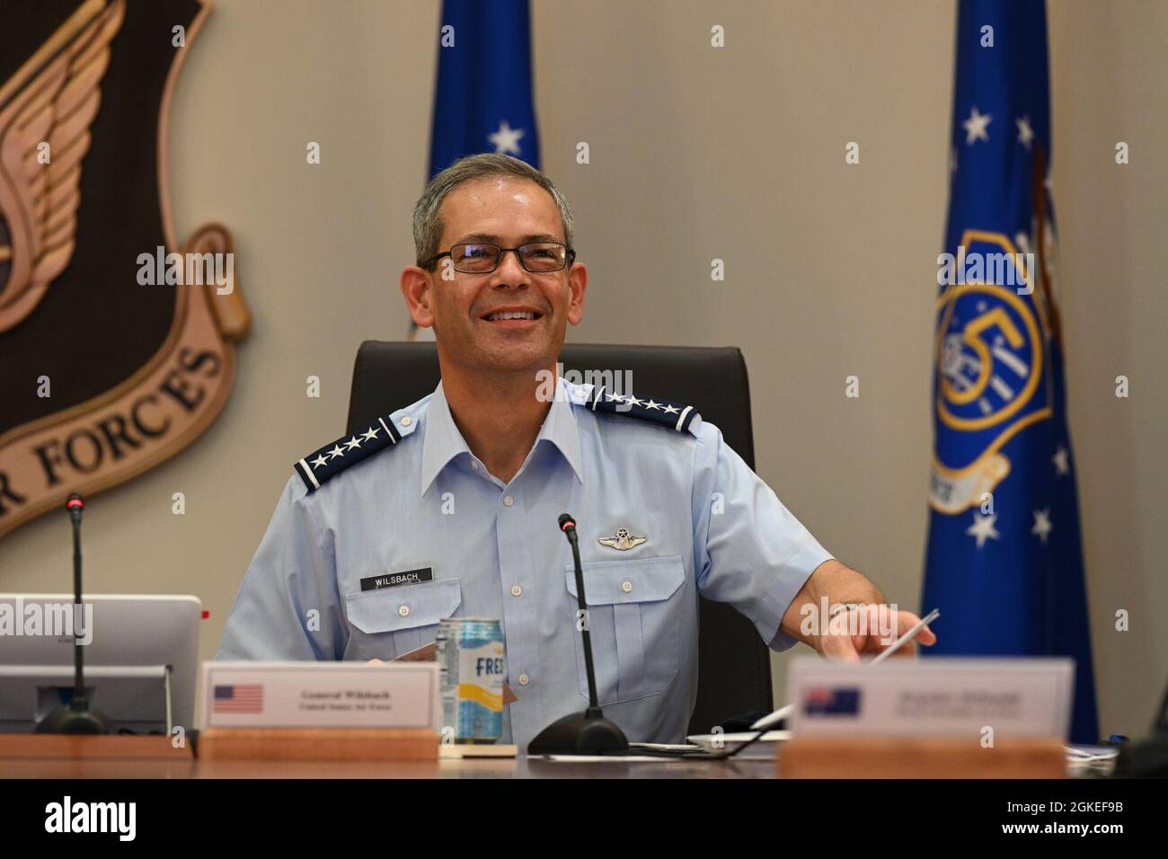 U.S. Air Force Gen. Ken Wilsbach, Pacific Air Forces (PACAF) commander ...