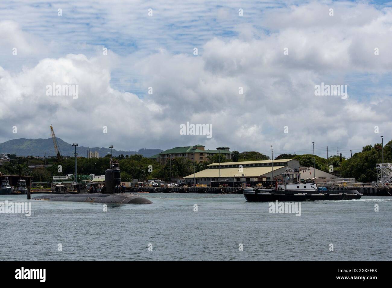 JOINT BASE PEARL HARBOR-HICKAM (March 30, 2021) -- The Virginia-class ...