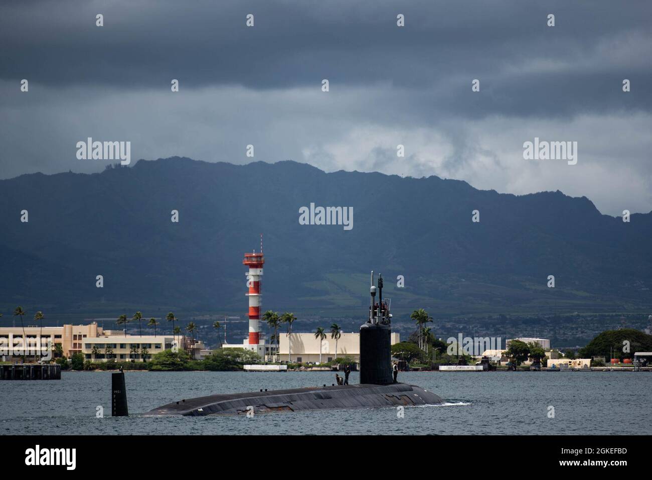 JOINT BASE PEARL HARBOR-HICKAM (March 30, 2021) -- The Virginia-class ...