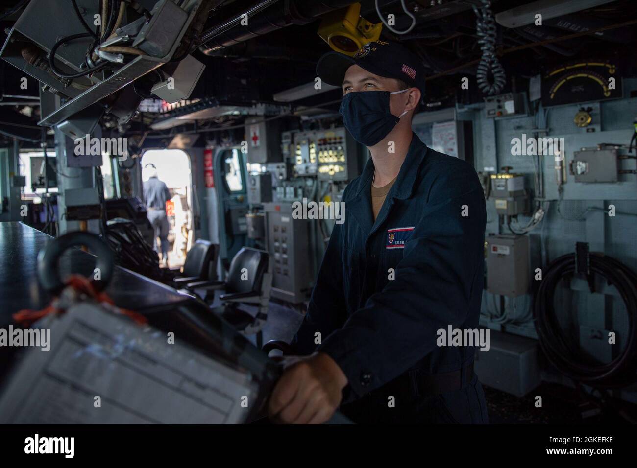 PHILIPPINE SEA (Mar. 30, 2021) – Seaman Kaleb Hall, from Hopkinsville ...