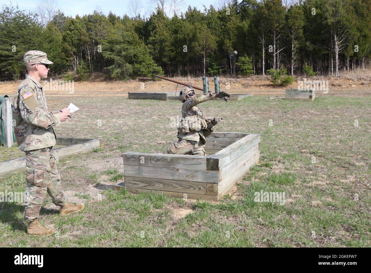 Spc. Daniel Woolvine, a military science instructor at 1st Brigade ...