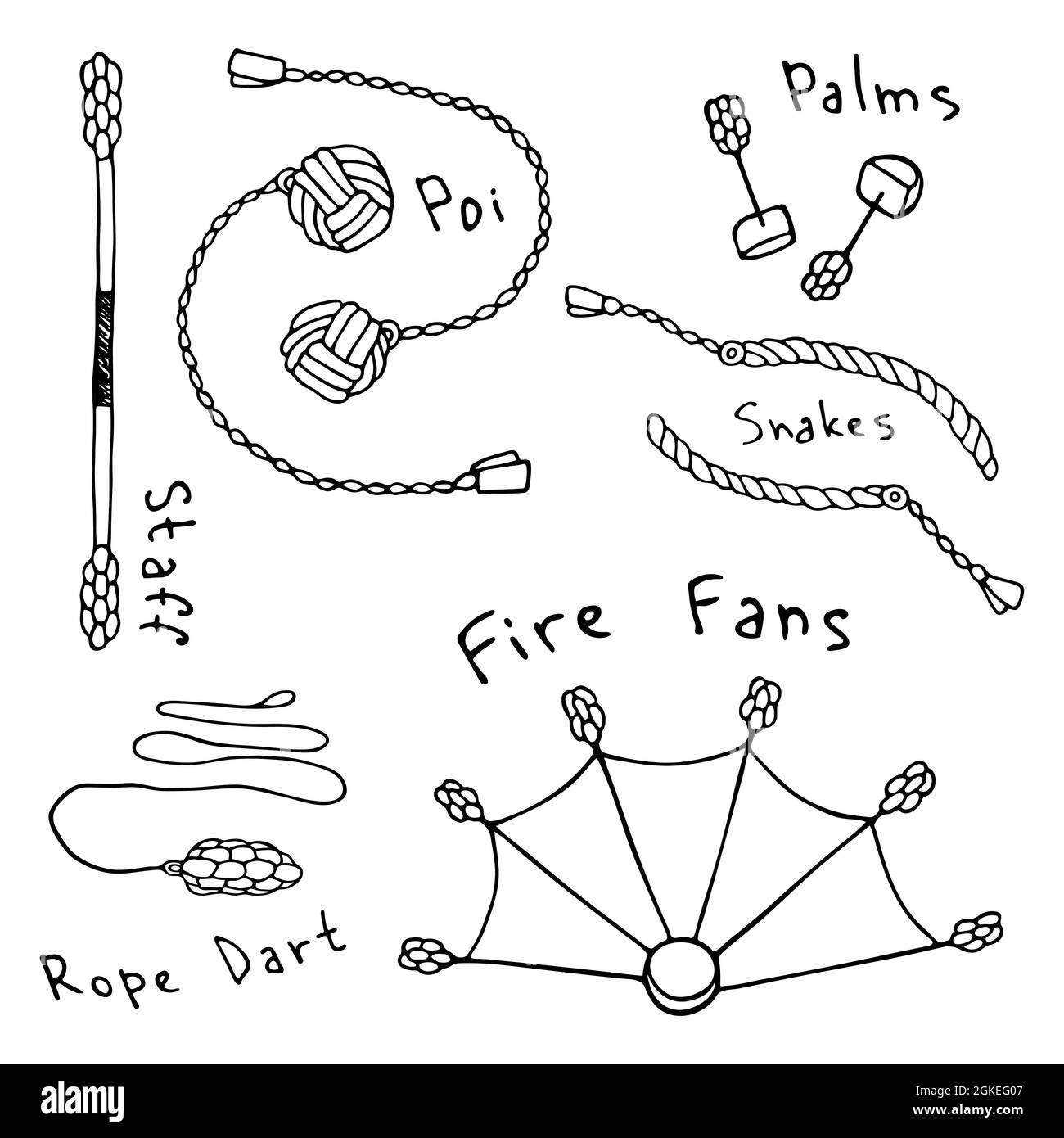 Fire show performance Stock Vector Images - Alamy