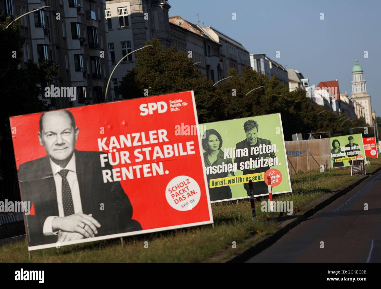German election posters 2021 hi-res stock photography and images - Alamy