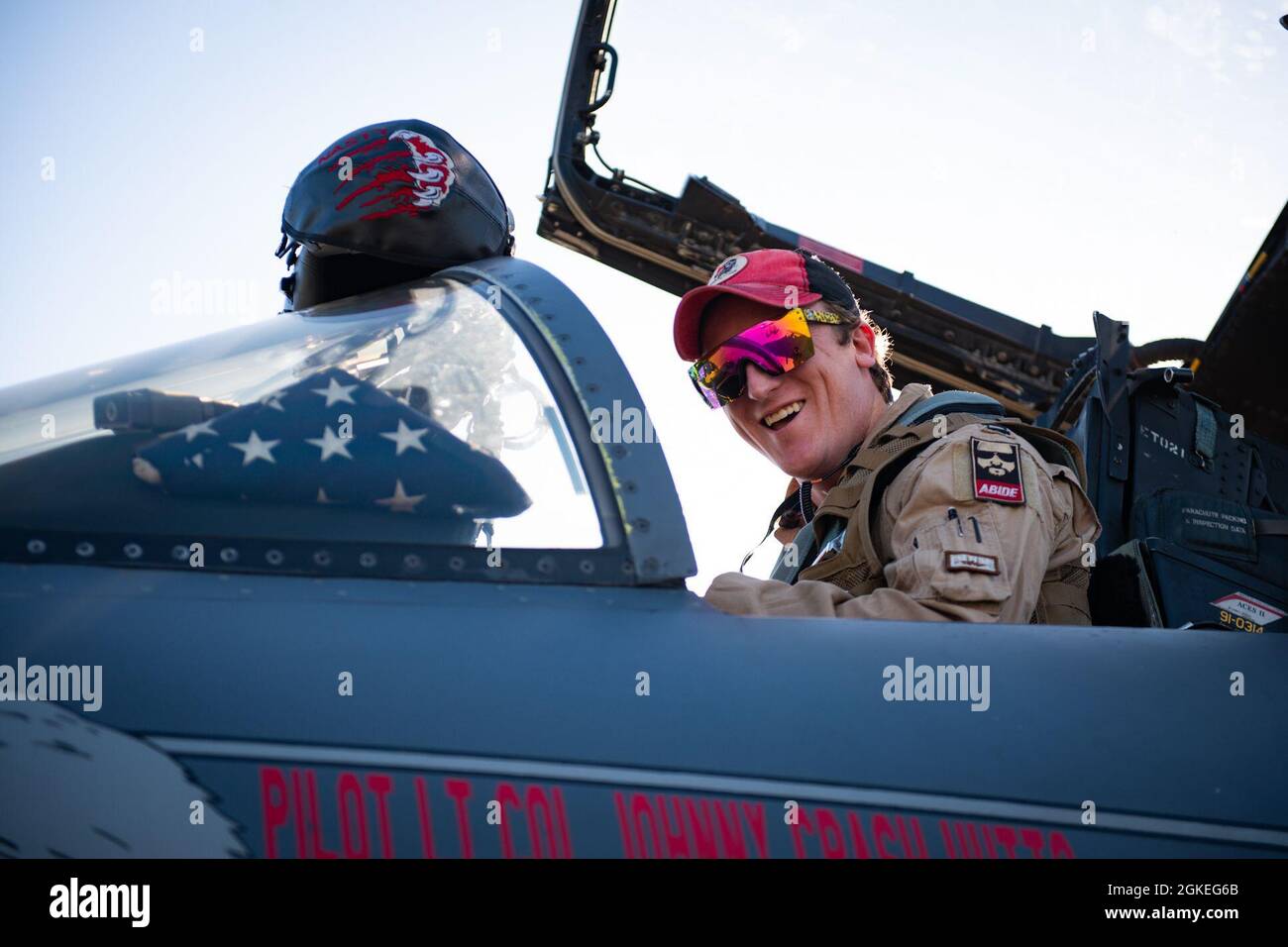 U.S. Air Force Capt. Dereck Coleman, 494th Fighter Squadron pilot ...