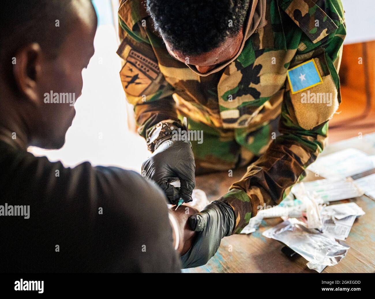 U.S. forces conduct medical training with the Danab Brigade in Somalia ...