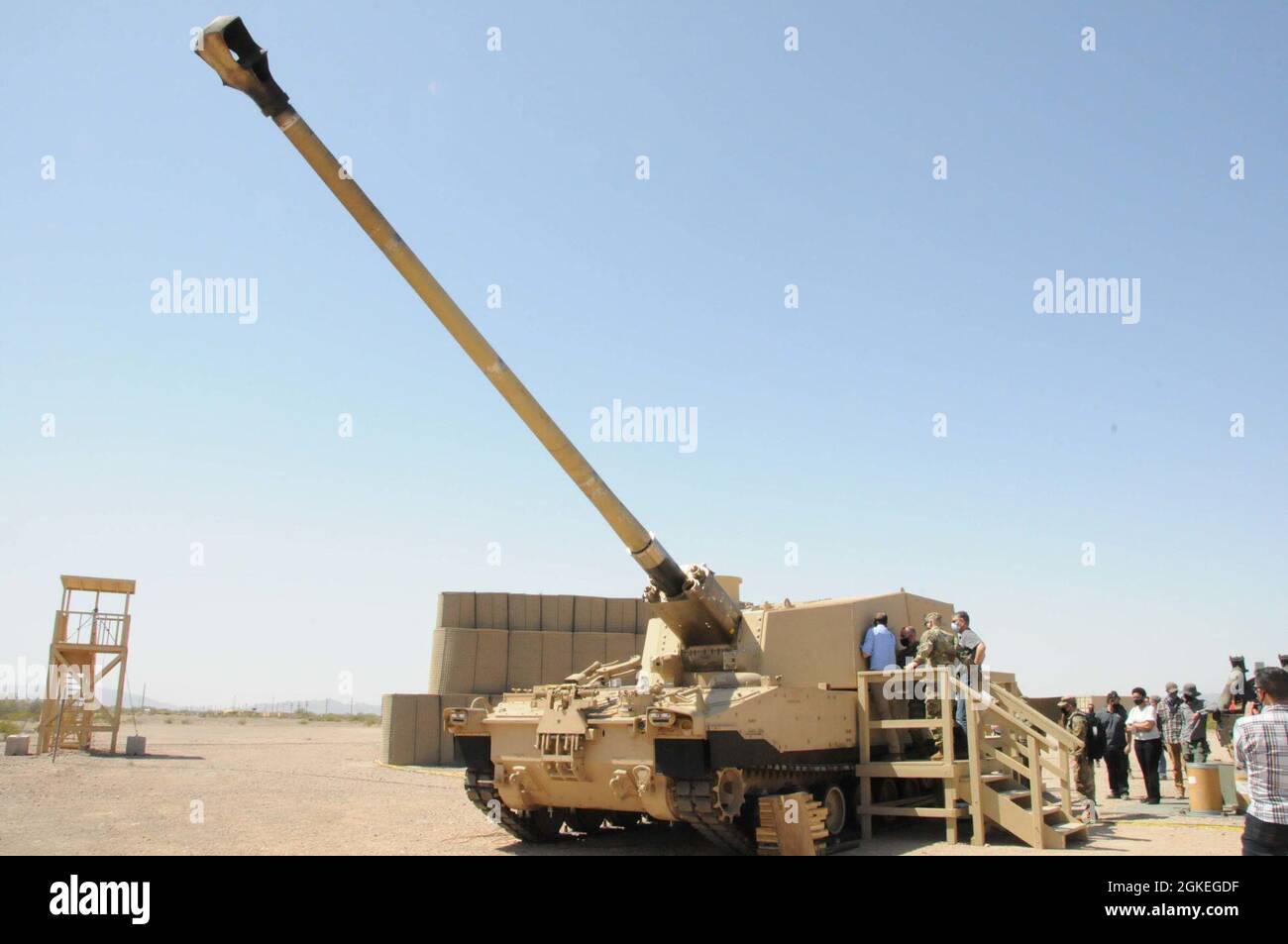 The Extended Range Cannon Artillery autoloader’s speed was demonstrated ...