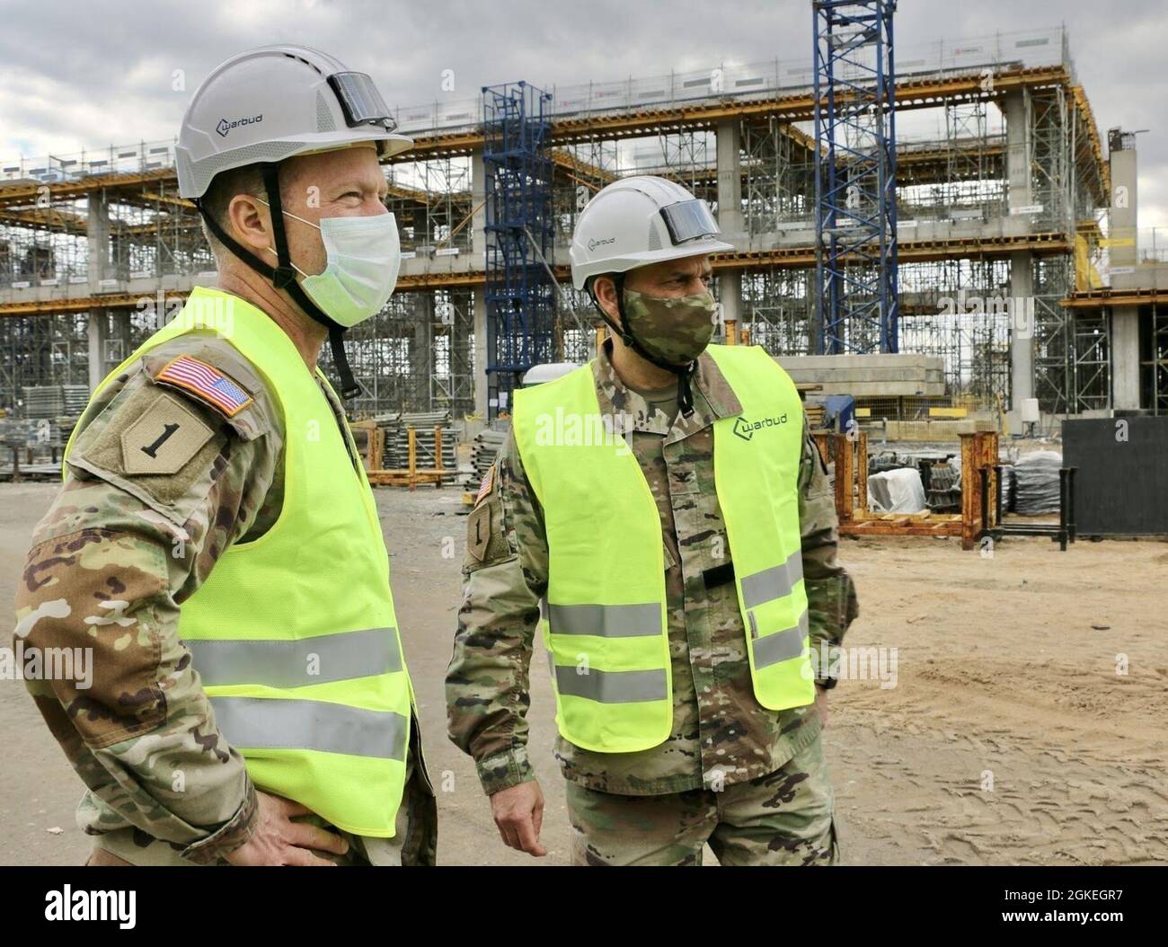 Army Lt. Gen. John Kolasheski (left), V Corps commanding general ...