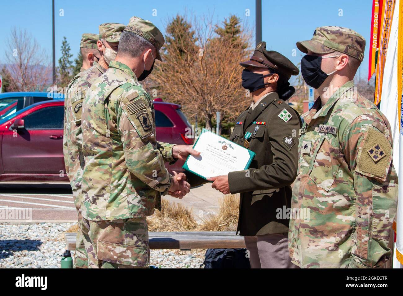Maj. Gen. Matthew McFarlane, commanding general of the 4th Infantry ...