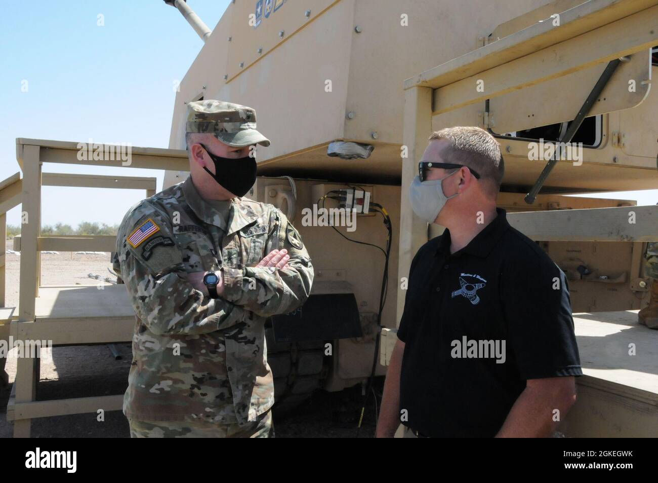 Gen. John Rafferty is pictured talking with Jered Ford during a recent ...
