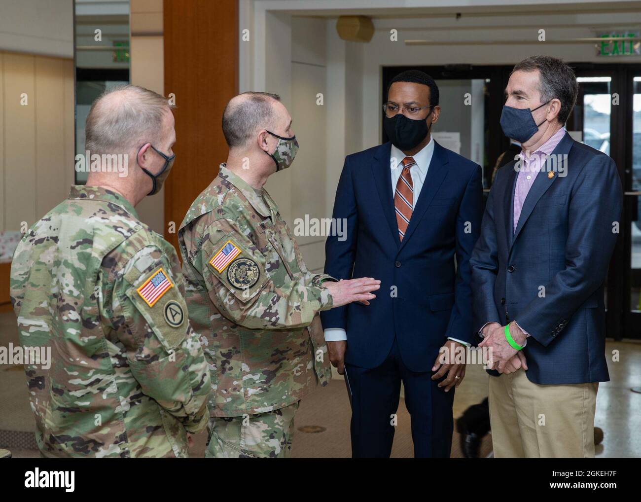 (From the left) U.S. Army Maj. Gen. Timothy P. Williams, the adjutant ...