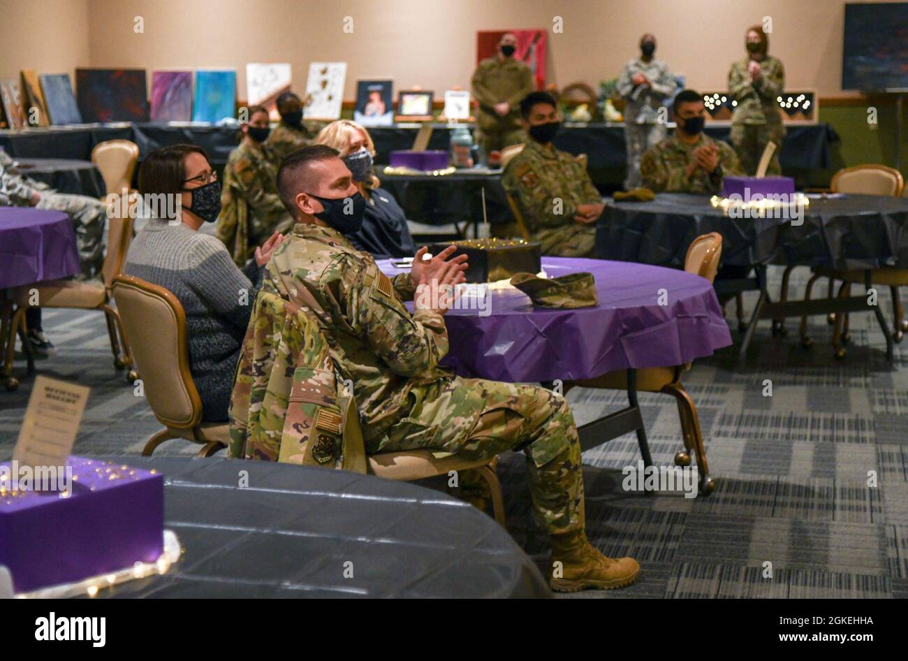 Team Minot Airmen attend the Women’s History Month finale event on ...