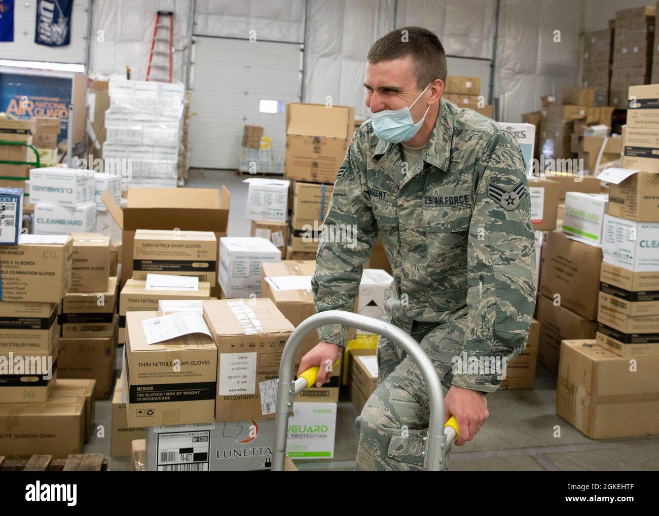 Senior Airman Christopher Parent, an air traffic controller with Pease ...