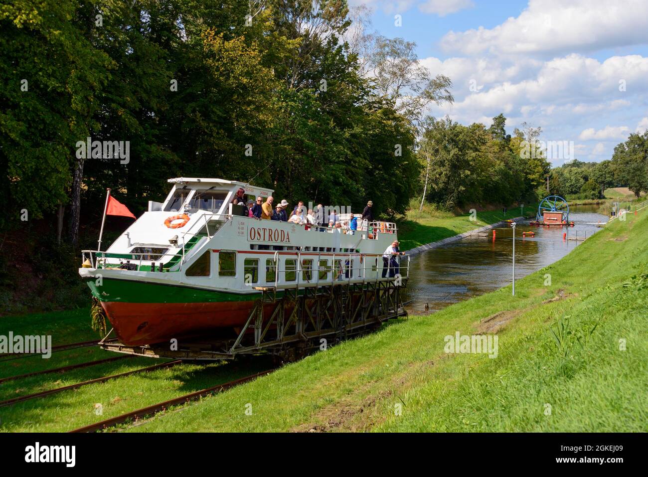 Ship Ostroda, Kanthen, Katy, Upper Land Canal, Warminsko-Mazurskie ...