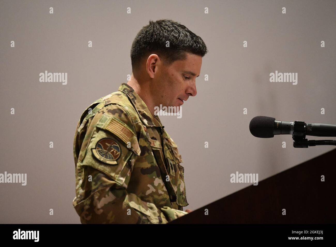 U.S. Air Force Lt. Col. Michael Suden, Commander of the 90th Operations ...