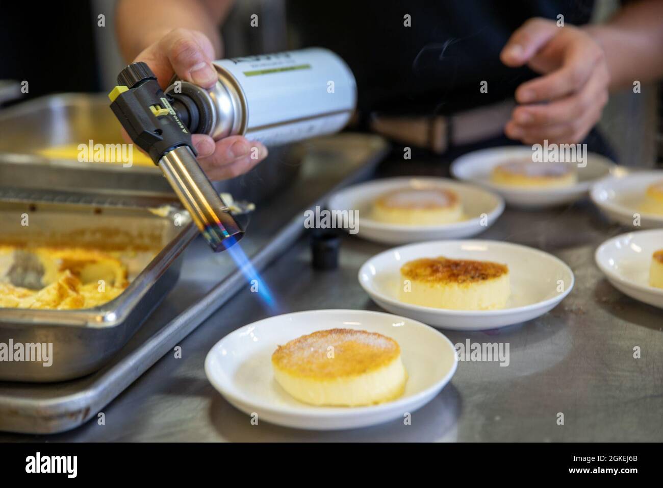 U.S. Marine Corps Lance Cpl. Christian Lim, a food service specialist ...