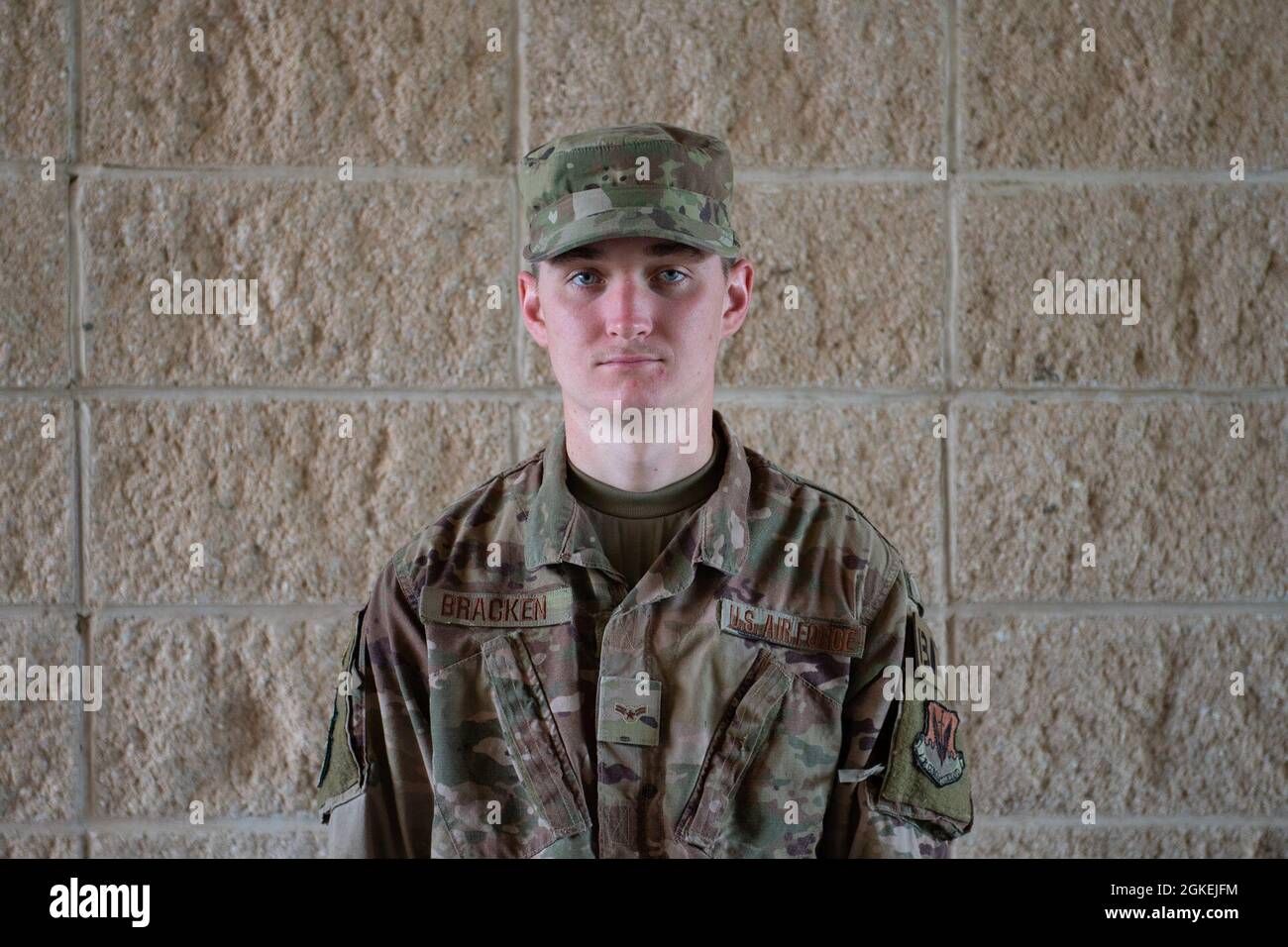 U.S. Air Force Airman 1st Class Colin Bracken, 822d Base Defense ...