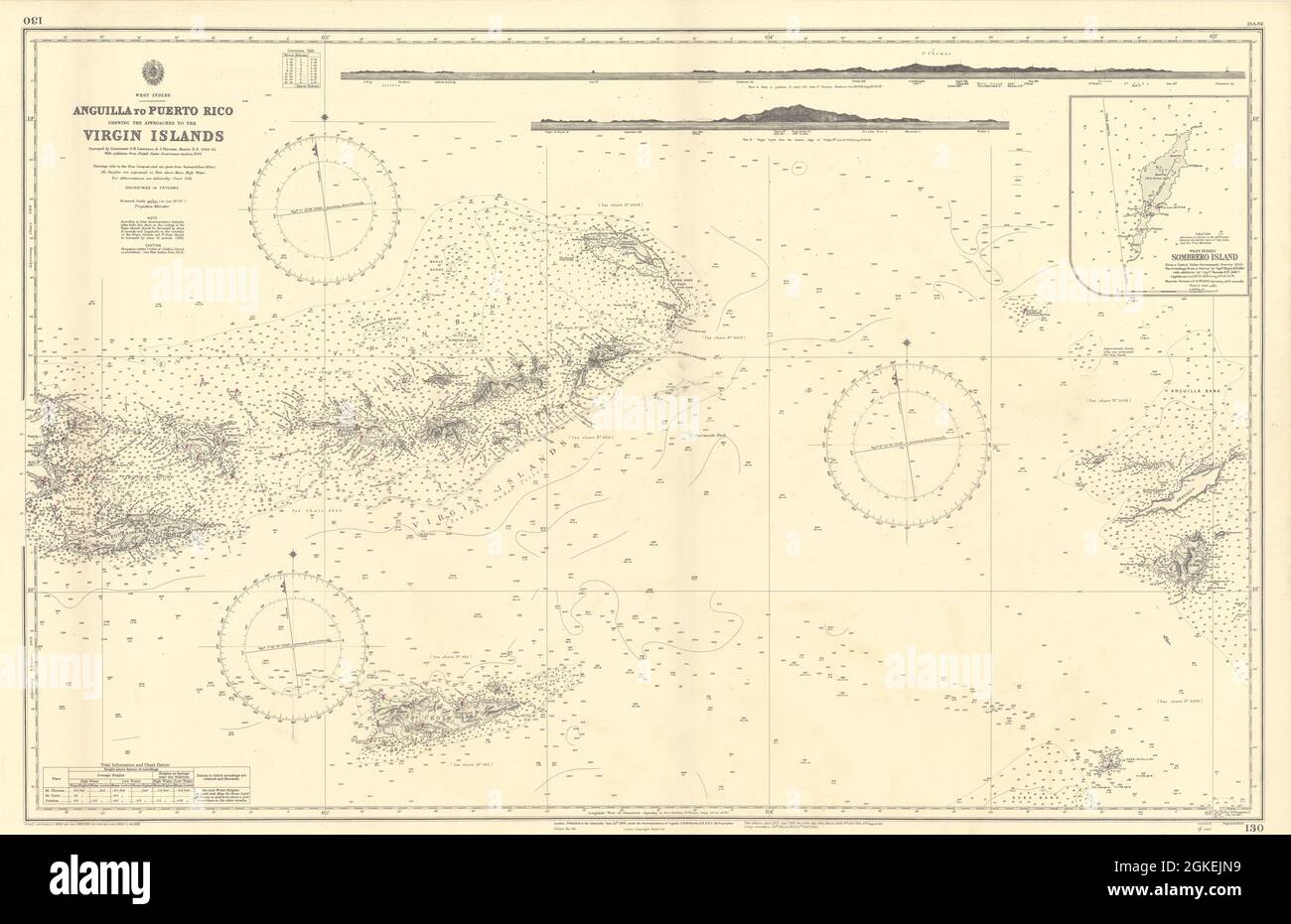 Anegada Passage Virgin Islands St Martin ADMIRALTY chart 1868 (1952 ...