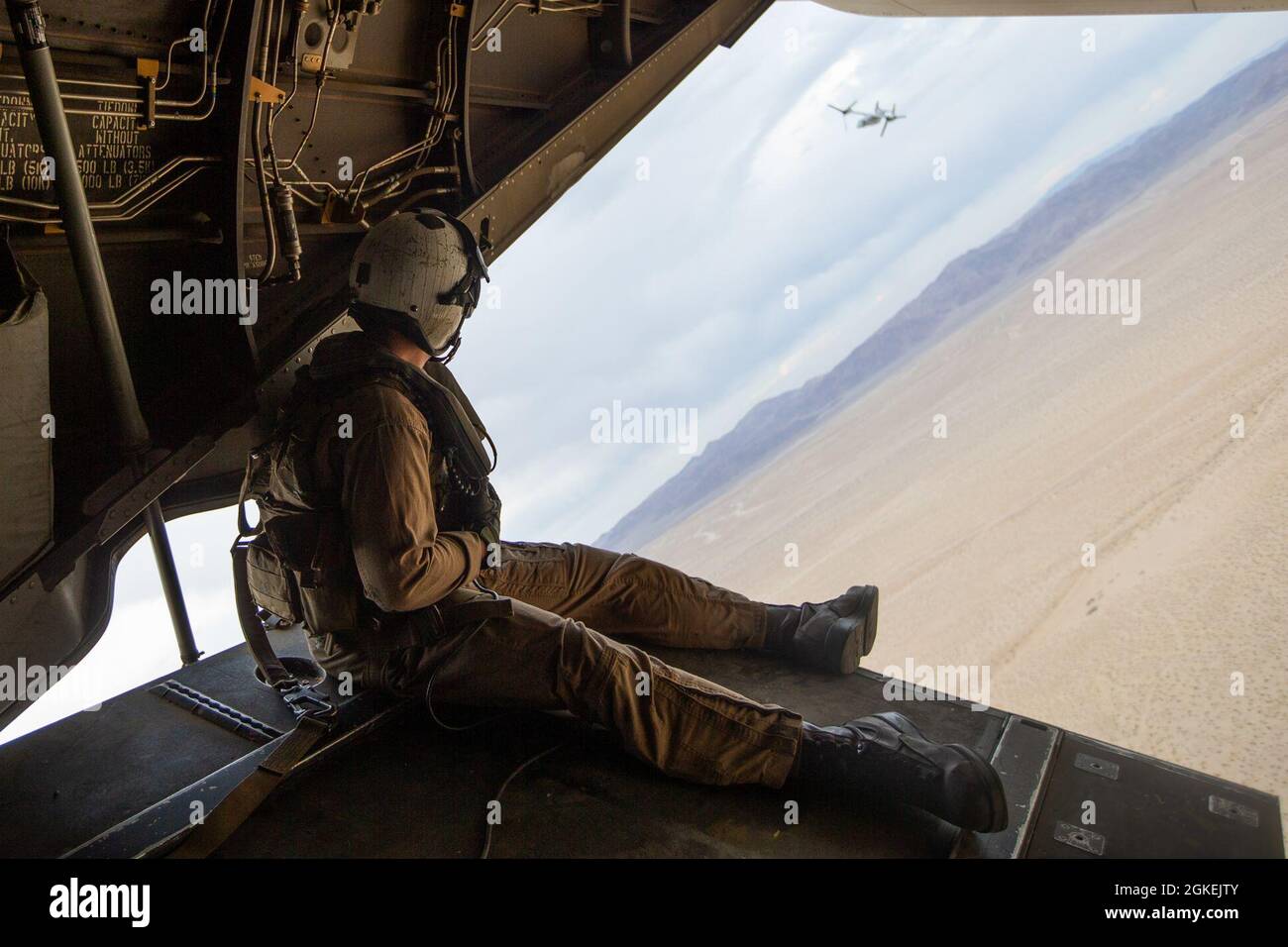 U.S. Marine Corps Cpl. Logan G. Snyder, a crew chief with Marine Medium ...