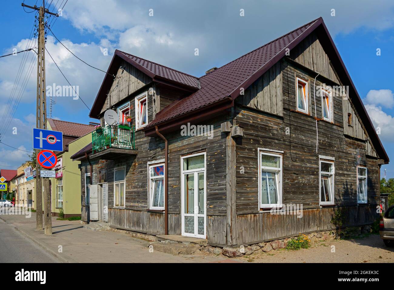 House, Sejny, Podlasie, Poland Stock Photo - Alamy