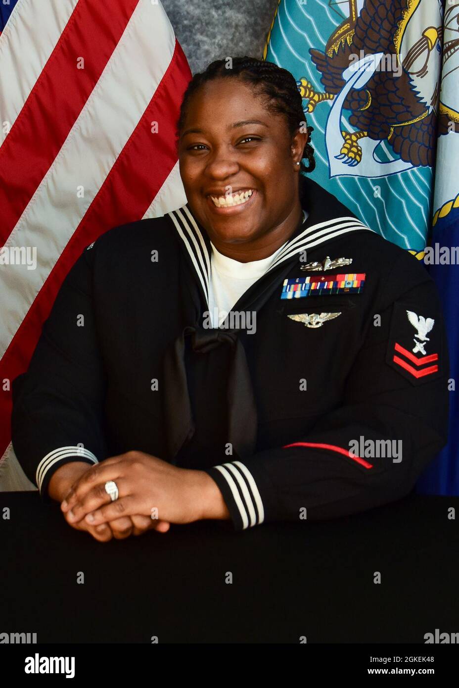 GREAT LAKES, Il. (Mar. 31, 2021) A portrait of Gunner's Mate 2nd Class ...