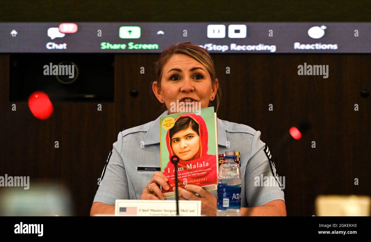 U.S. Air Force Chief Master Sgt. Kathleen McCool, 5th Air Force command ...