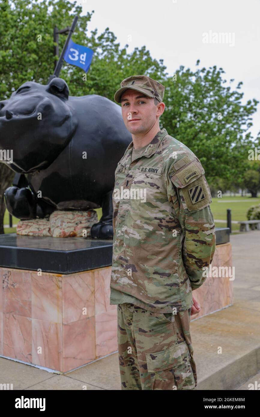 U.S. Army 1st Lt. David Stanley, a tank company executive officer ...
