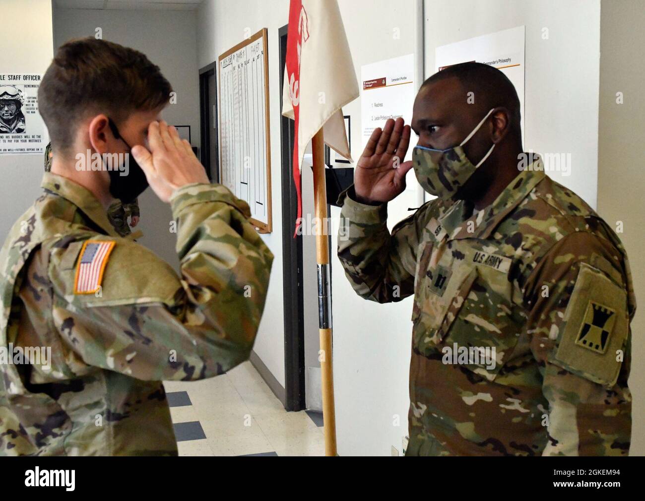 Spc. Dalton Skiles, demobilization specialist, 647th Regional Support ...