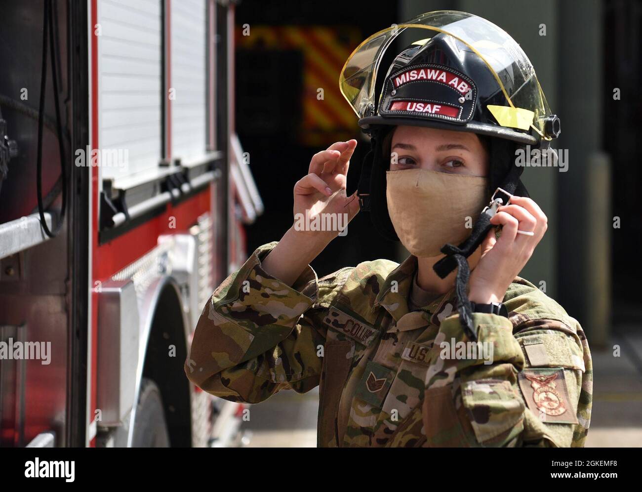 U.S. Air Force Staff Sgt. Journey Collier, a 35th Civil Engineer ...