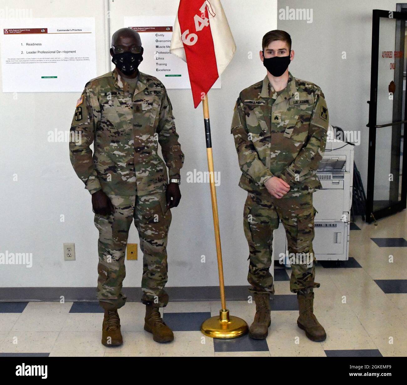 Sgt. Maj. George Kibuuka, operations noncommissioned officer in charge ...