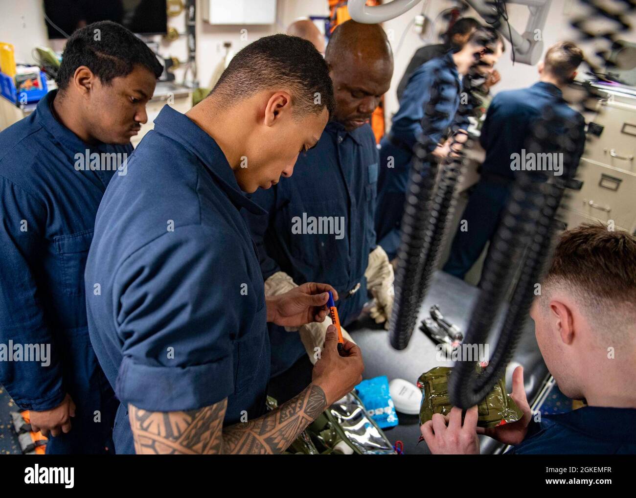 210331-N-NQ285-1087 ATLANTIC OCEAN (March 31, 2021) Seaman Cedric ...