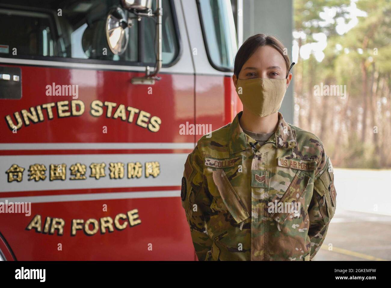 U.S. Air Force Staff Sgt. Journey Collier, a 35th Civil Engineer ...