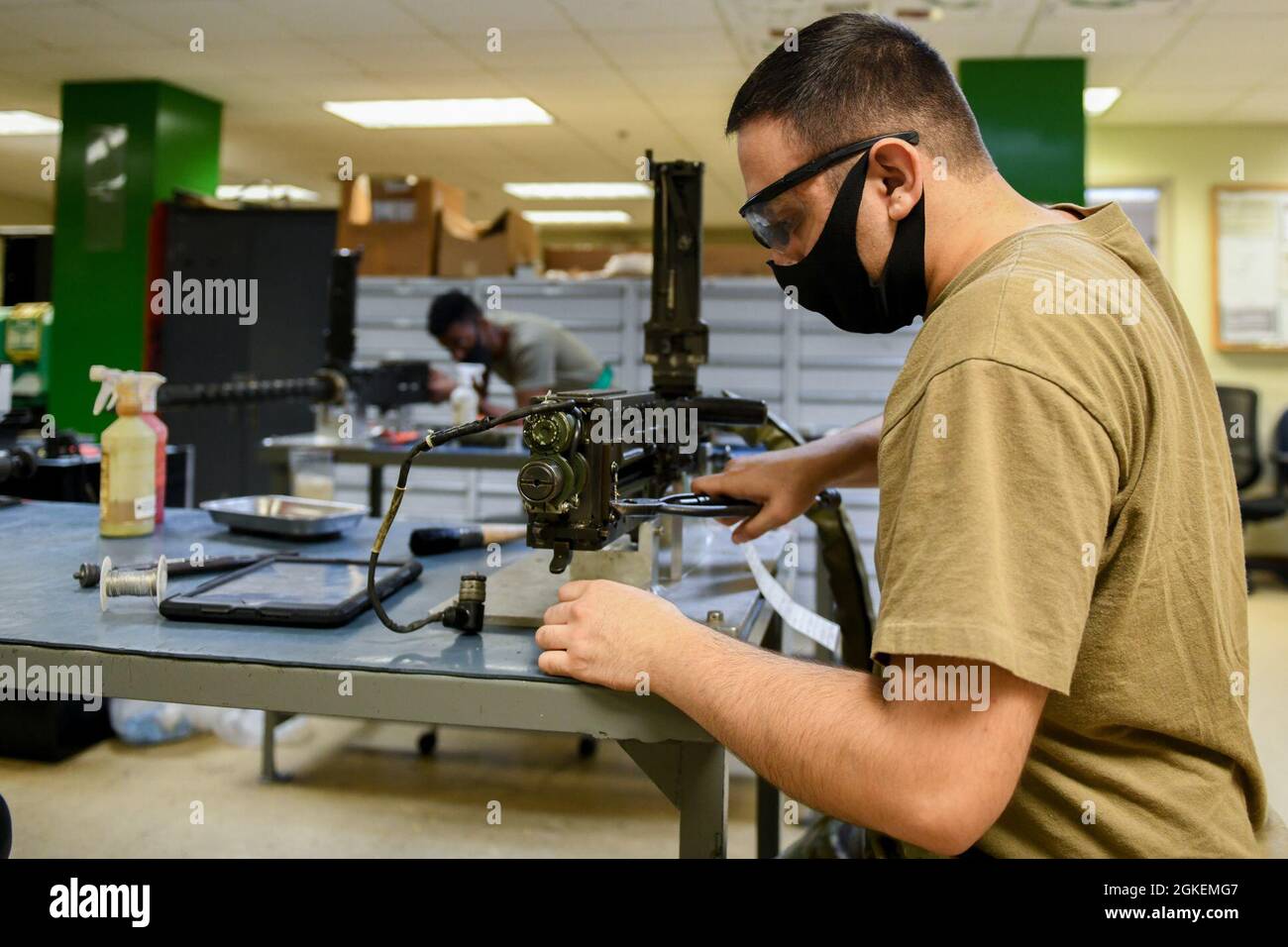 U.S. Air Force HH-60 weapons team members from the 718th Aircraft ...