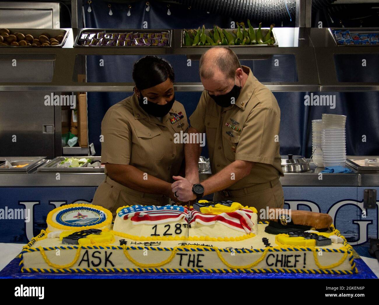 210401-N-LZ409-0054 PORTSMOUTH, Va. (April 1, 2021) Chief Yeoman Kyanna ...