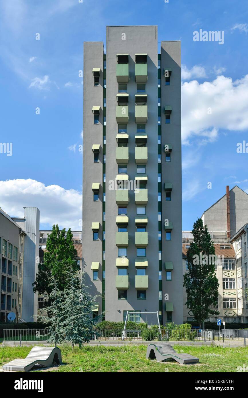 Kreuzberg Tower by John Hejduk, Charlottenstrasse, Besselstrasse ...