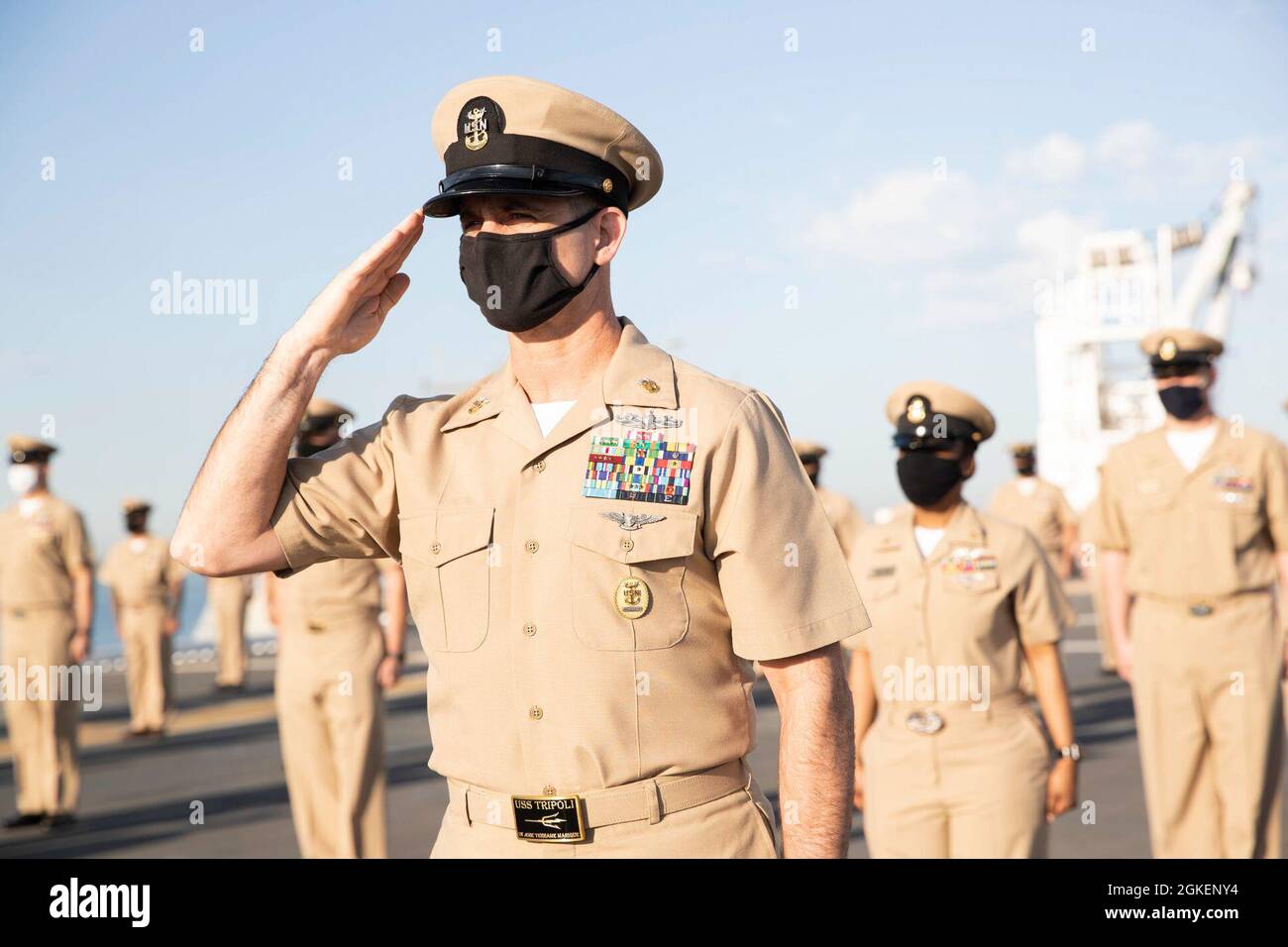 210401-N-CZ759-1023 SAN DIEGO (April 1, 2021) Command Master Chief ...