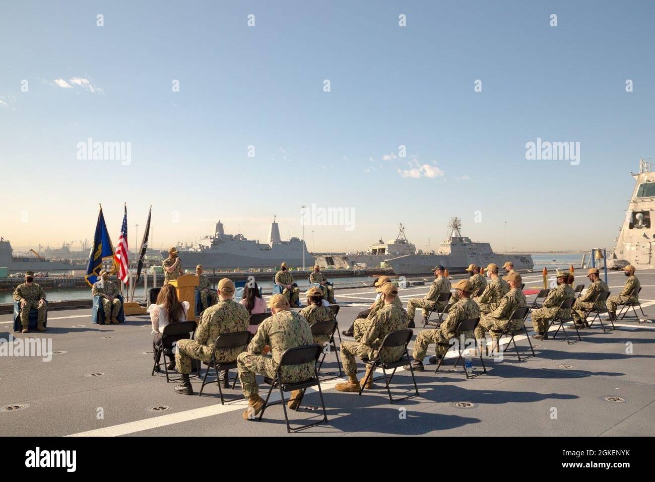 210401-N-UD128-1006 SAN DIEGO (April 1, 2021) Capt. Henry S. Kim ...