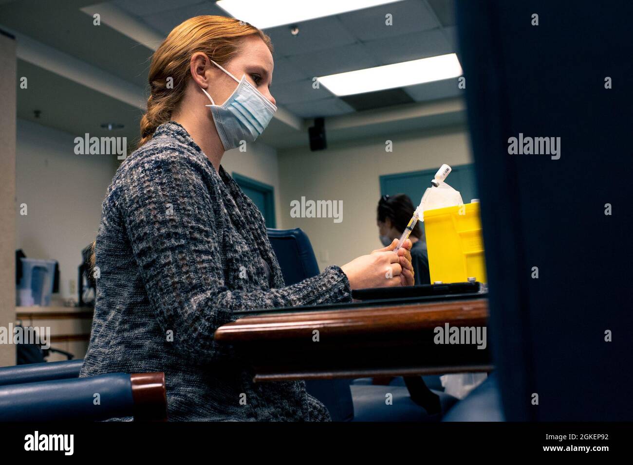 Amber Mull, the 149th Medical Group’s medical administration officer ...